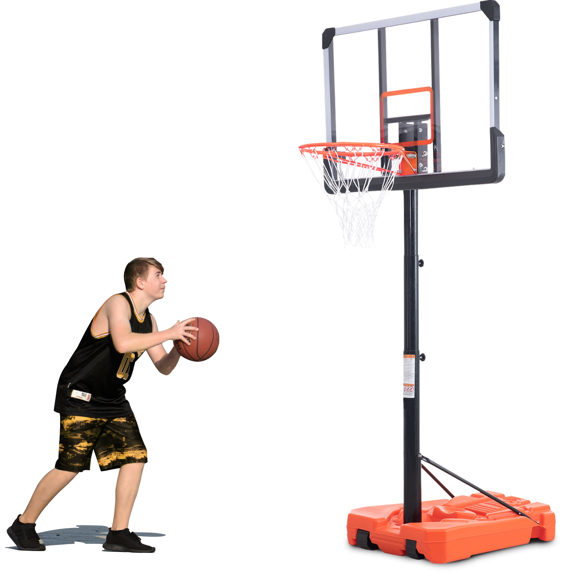 Basketball Hoop for Youth, Portable Basketball Hoop & Goal, Outdoor ...