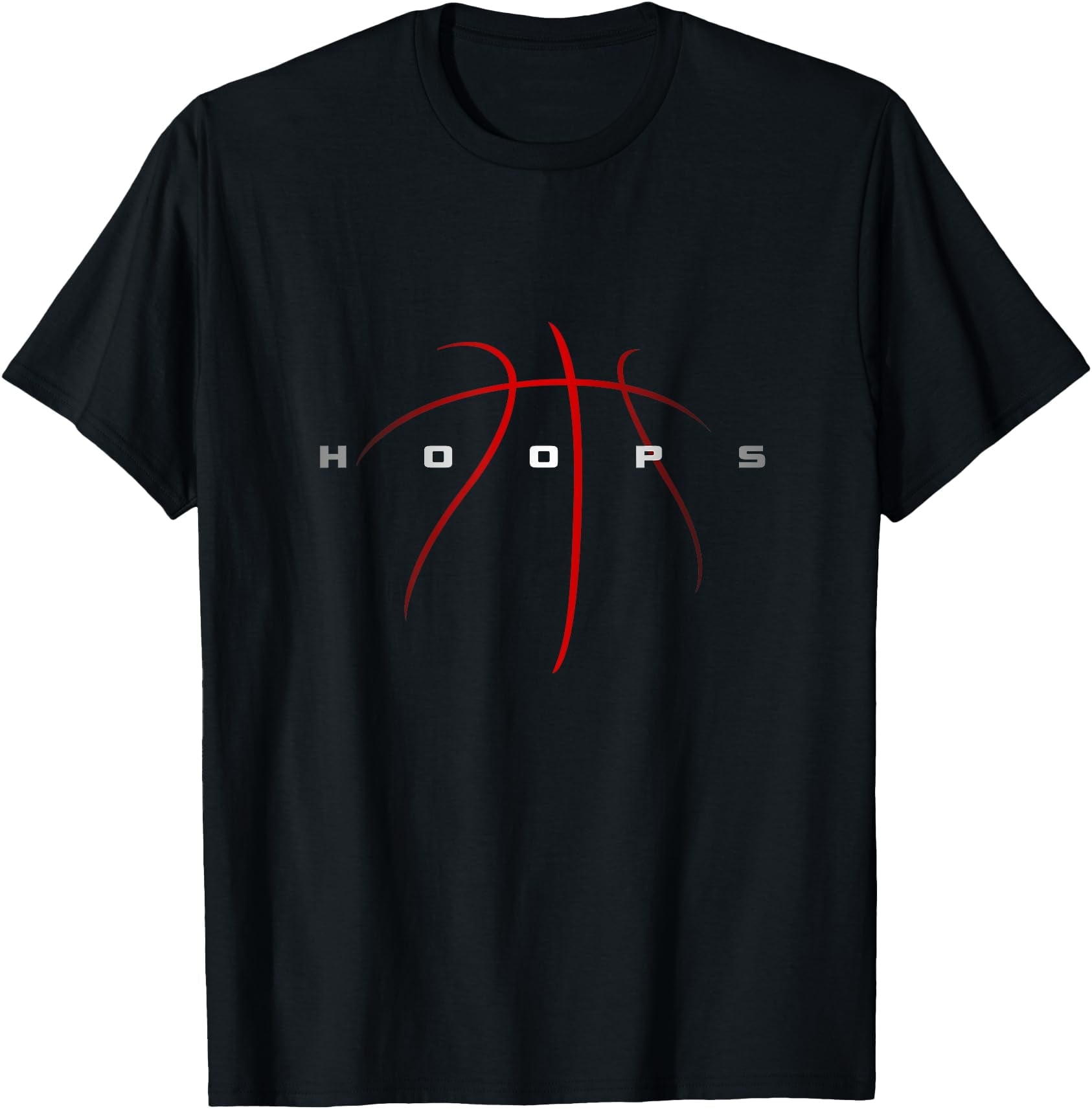 Basketball Hoops Art Sport Softstyle T-Shirt for Men Women Kids,Black ...