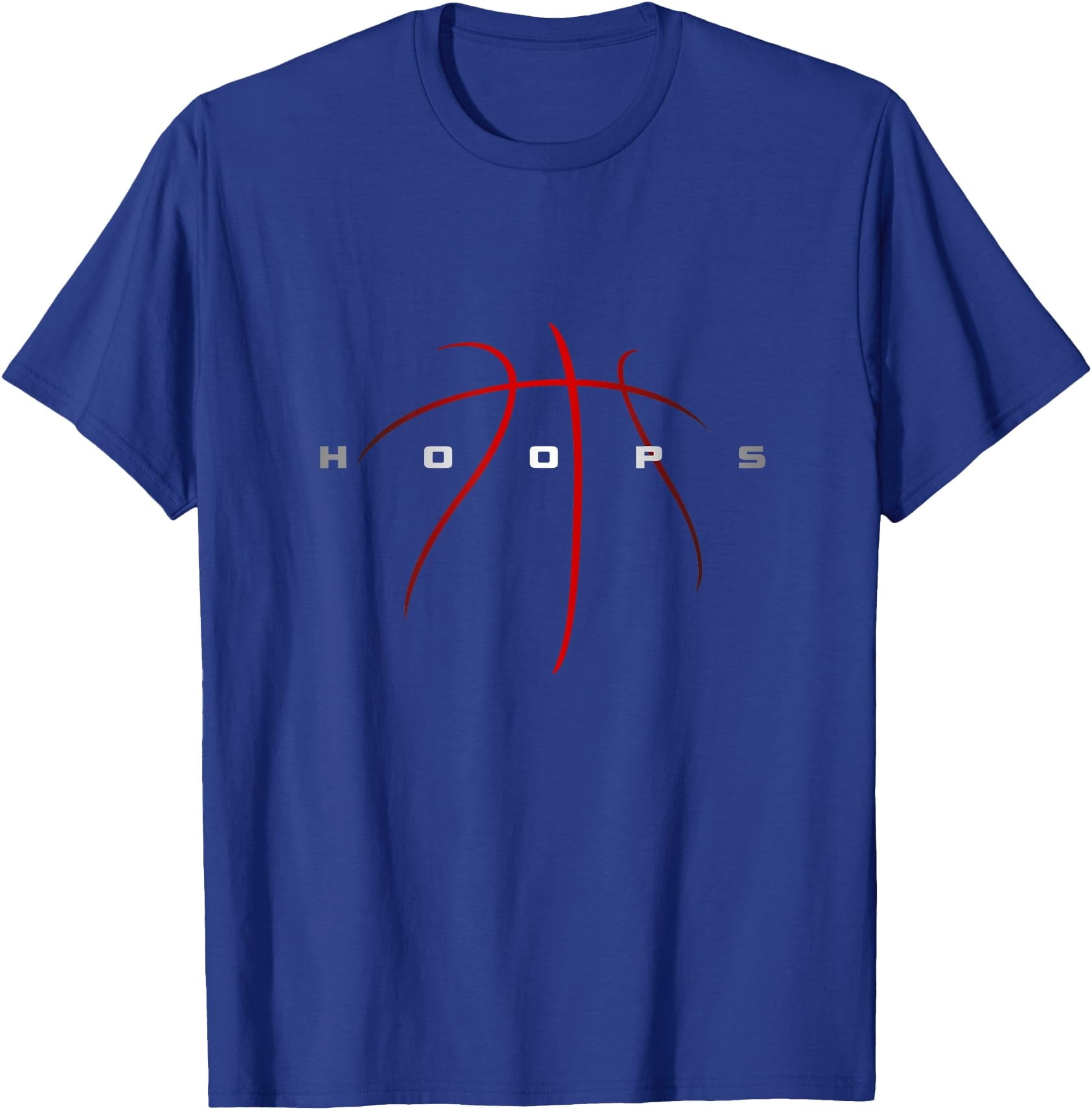 Basketball Hoops Art Sport Softstyle T-Shirt for Men Women Kids,Royal ...