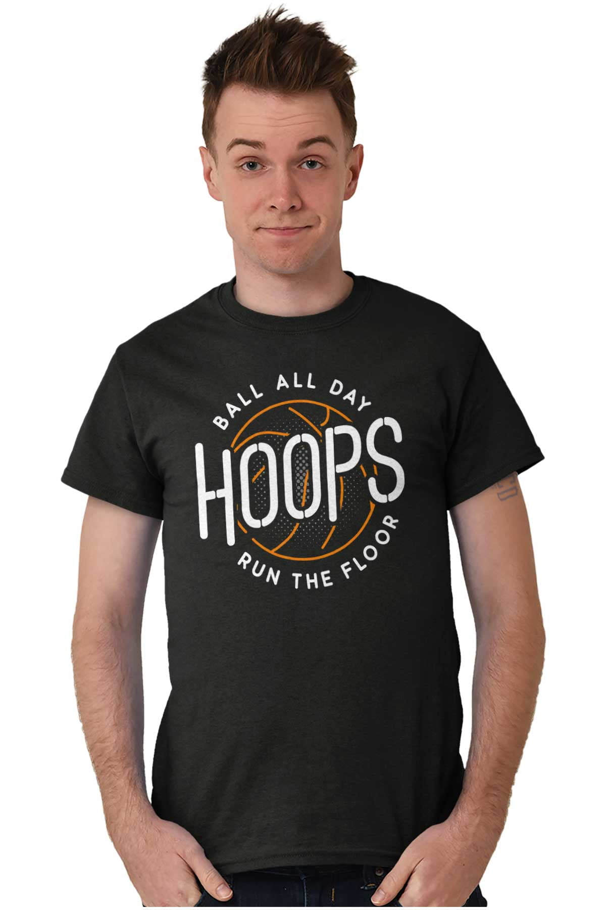 Basketball Hoops Jock Ball All Day Men's Graphic T Shirt Tees Brisco ...