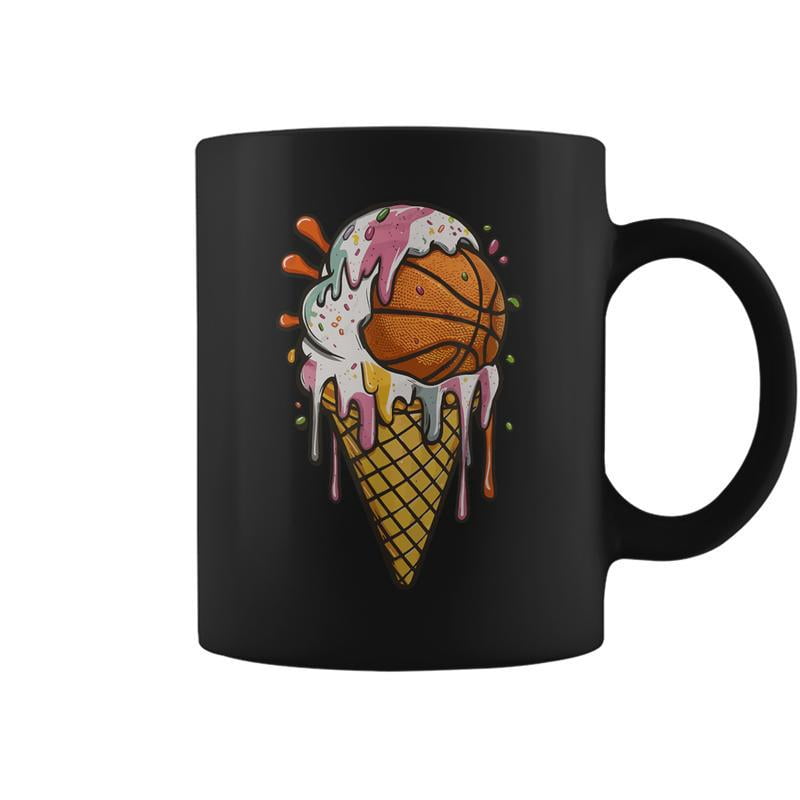 Basketball Ice Cream Basketball Coffee Mugs - Walmart.com