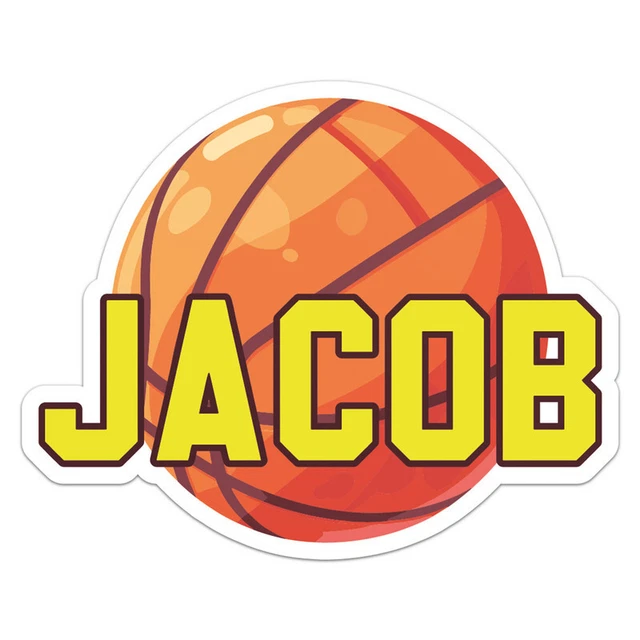 Basketball Jacob Sticker Phone Decal Water Bottle Stickers Car Decals ...