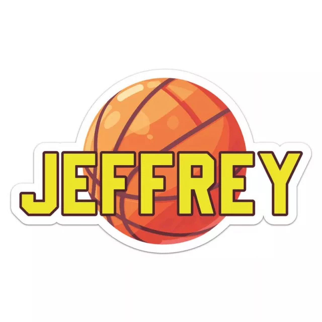 Basketball Jeffrey Sticker Phone Decal Water Bottle Stickers Car Decals ...