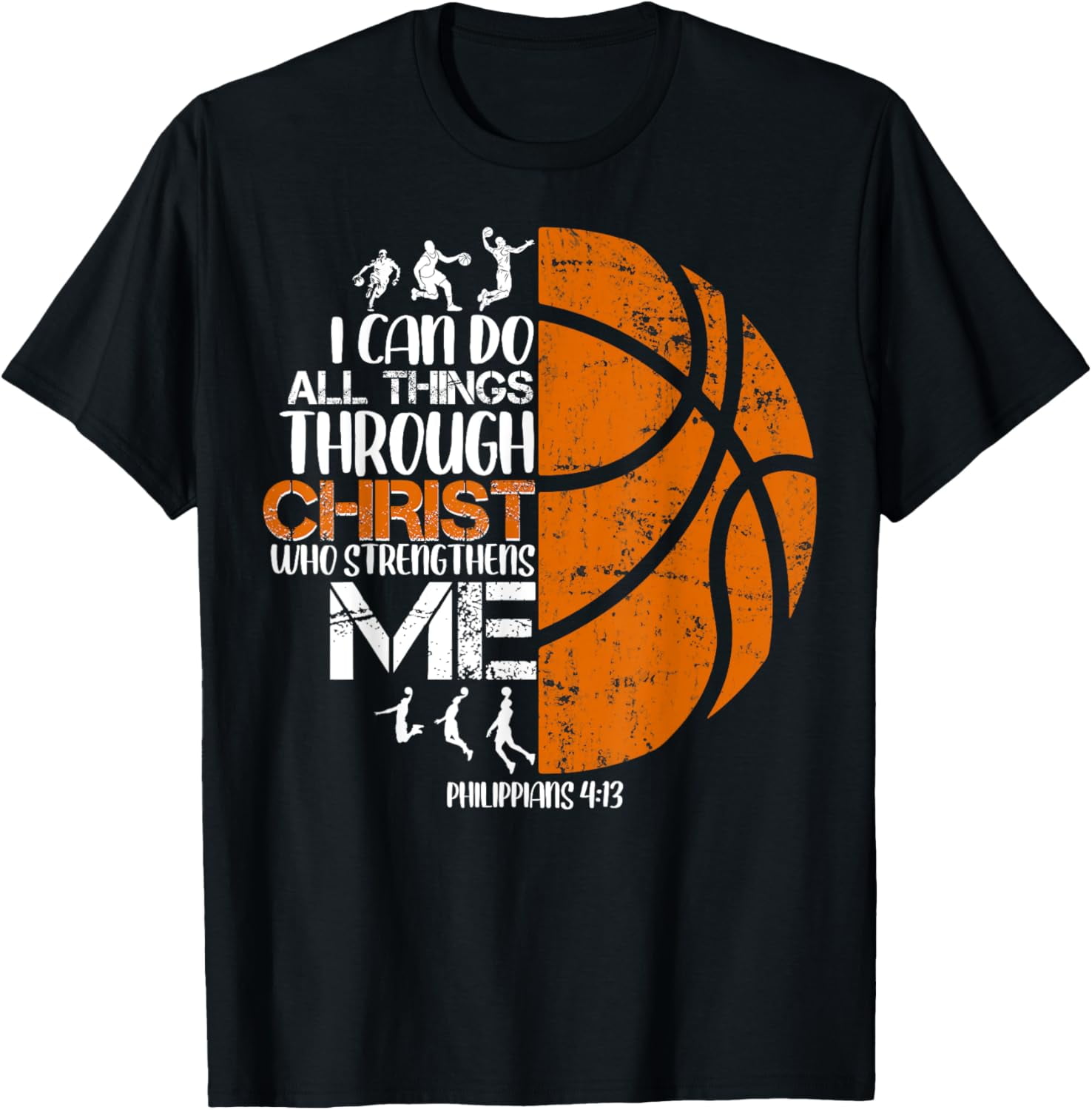 Basketball Jesus Christian Religious Gifts For Men Boys Kid T-Shirt ...