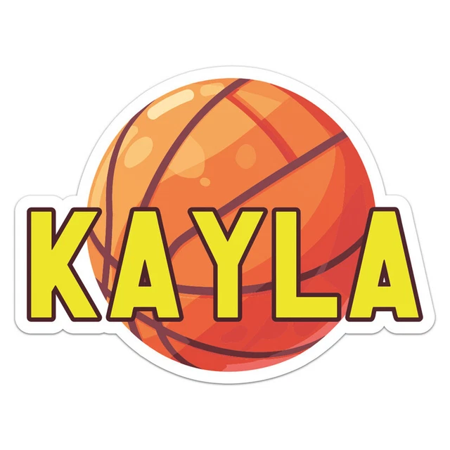 Basketball Kayla Sticker Phone Decal Water Bottle Stickers Car Decals ...