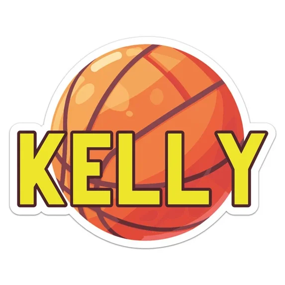 Basketball Kelly Sticker Phone Decal Water Bottle Stickers Car Decals ...