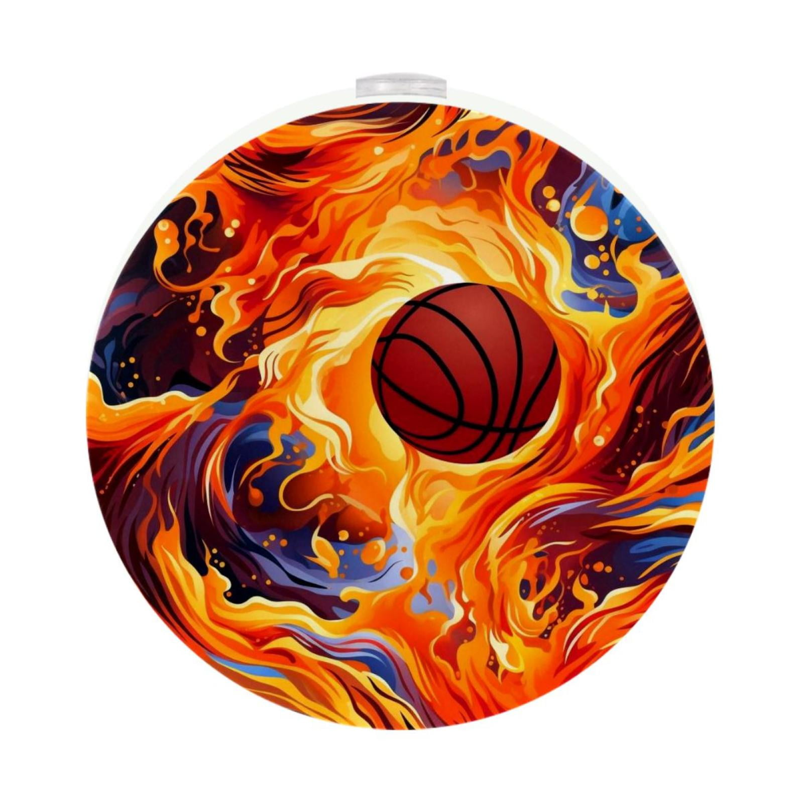 Basketball LED Round Night Light-2PCS Ultra Bright Candle Battery ...