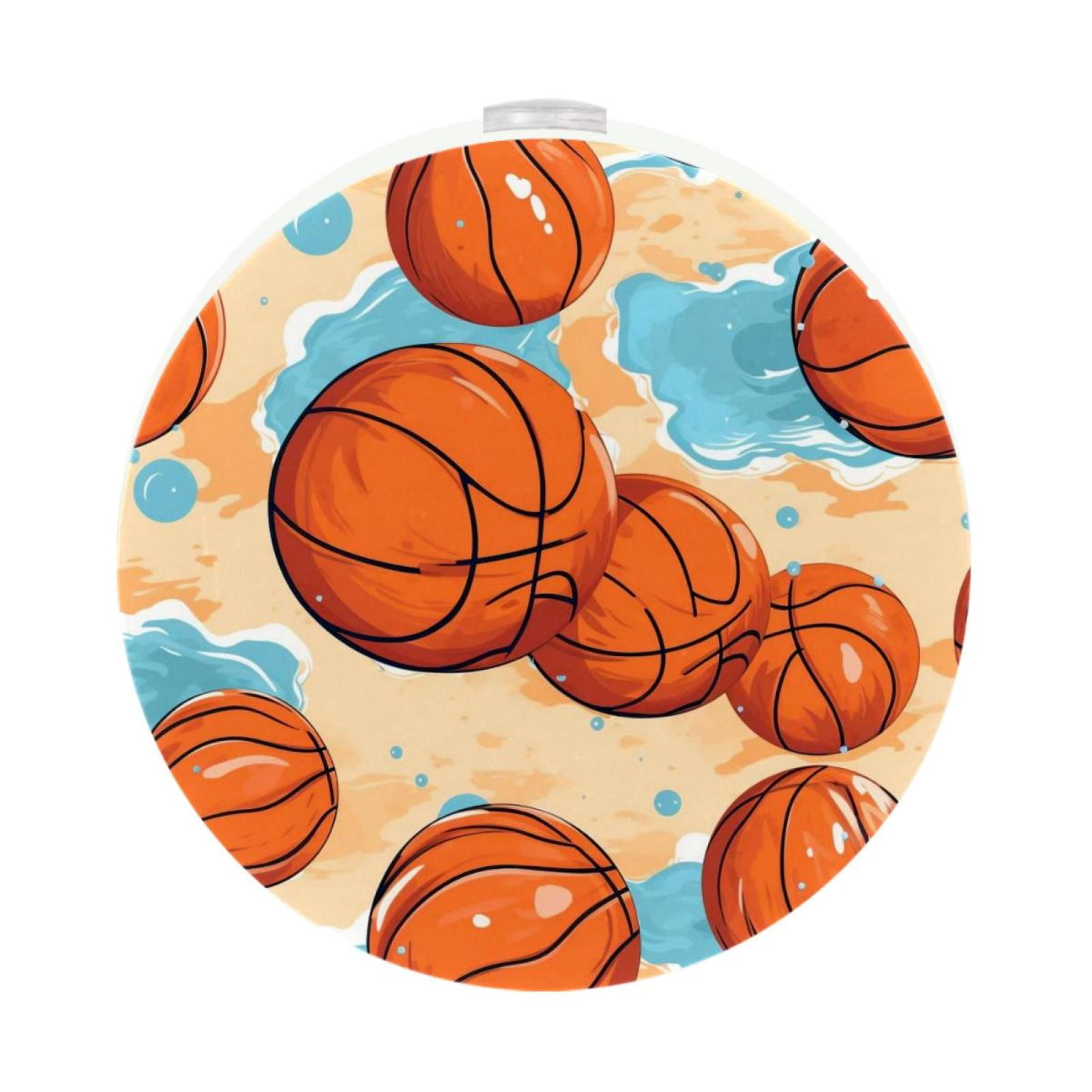 Basketball LED Round Night Light-2PCS Ultra Bright Candle Battery ...