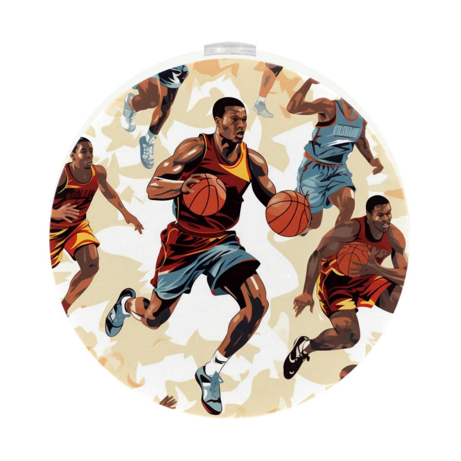 Basketball LED Round Night Light-2PCS Ultra Bright Candle Battery ...