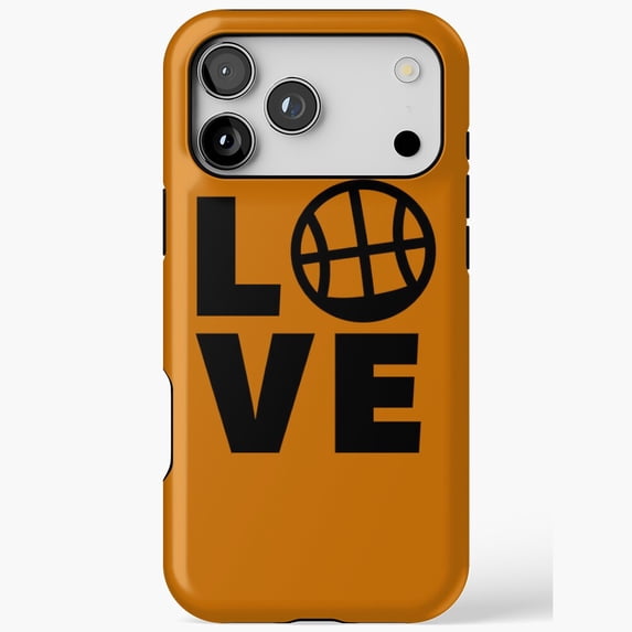Basketball LOVE Design for iPhone Case 11 to 17 Pro Max - Walmart.com