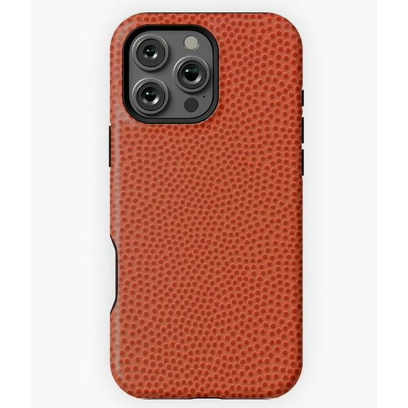 Basketball Leather Texture Sports Fan Phone Case for iPhone 17 16 15 14 ...