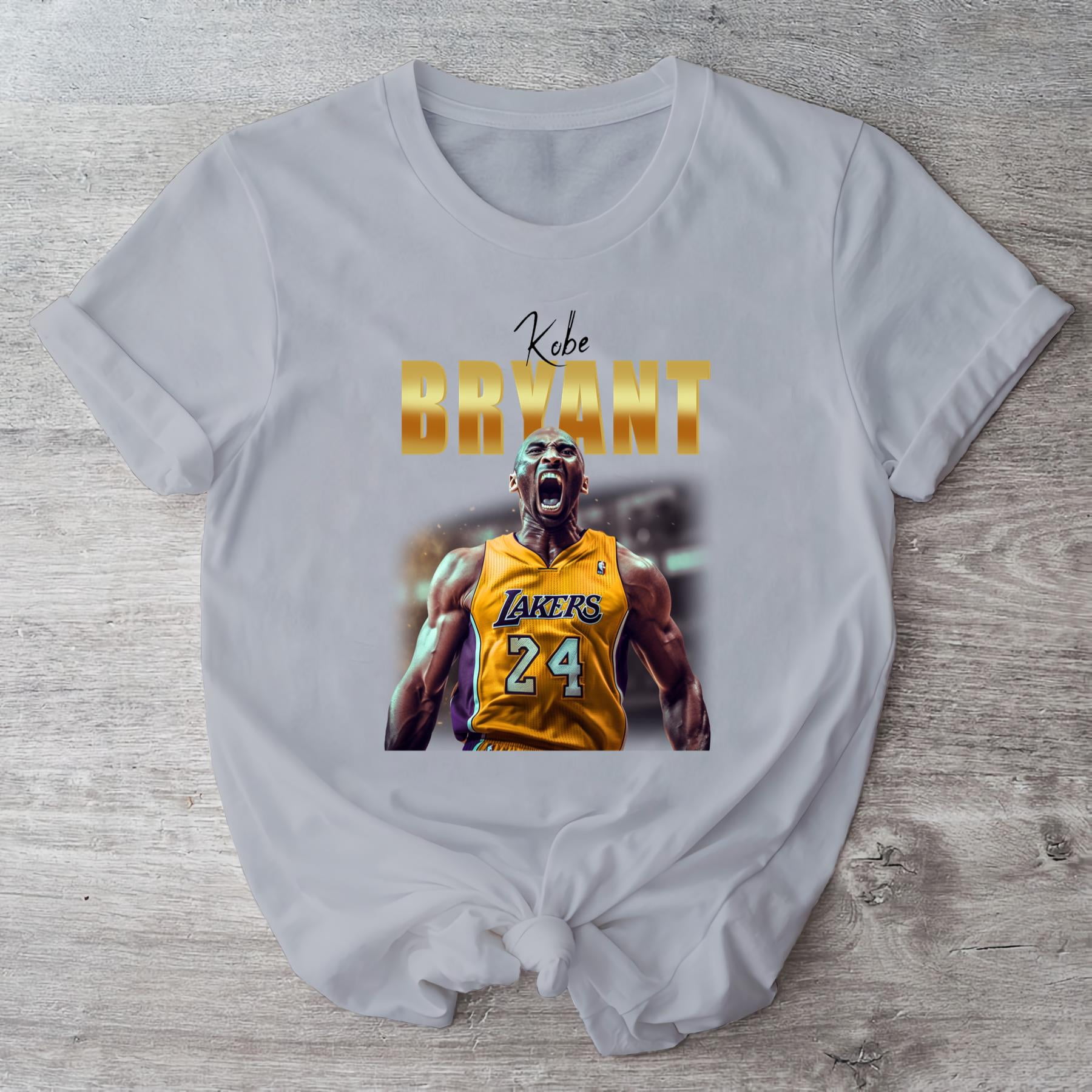 Basketball Legend Graphic T-shirt – Iconic Player Tribute Tee – Sports ...