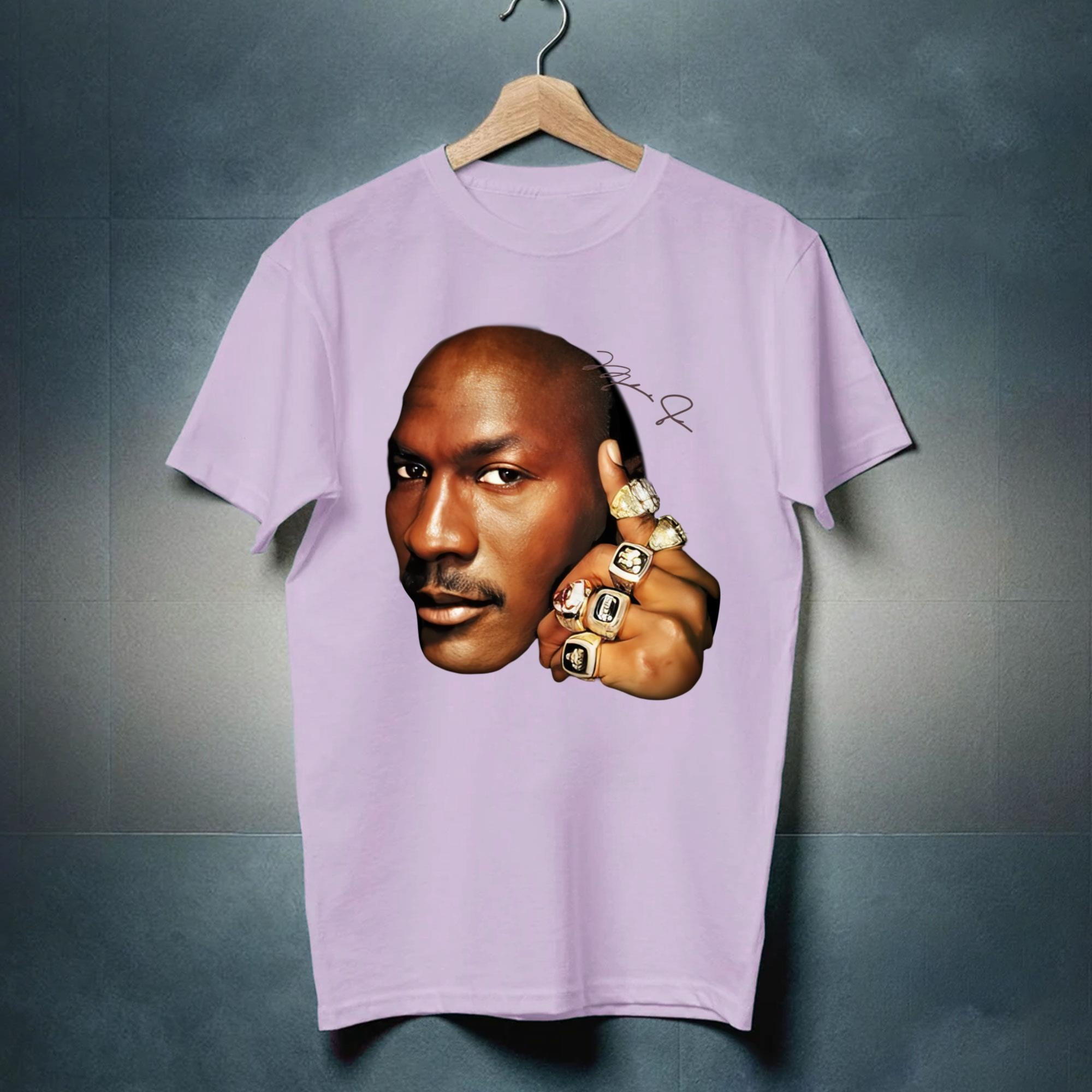 Basketball Legend Inspired Rings Tee, Retro 90s Game Day Graphic Shirt ...