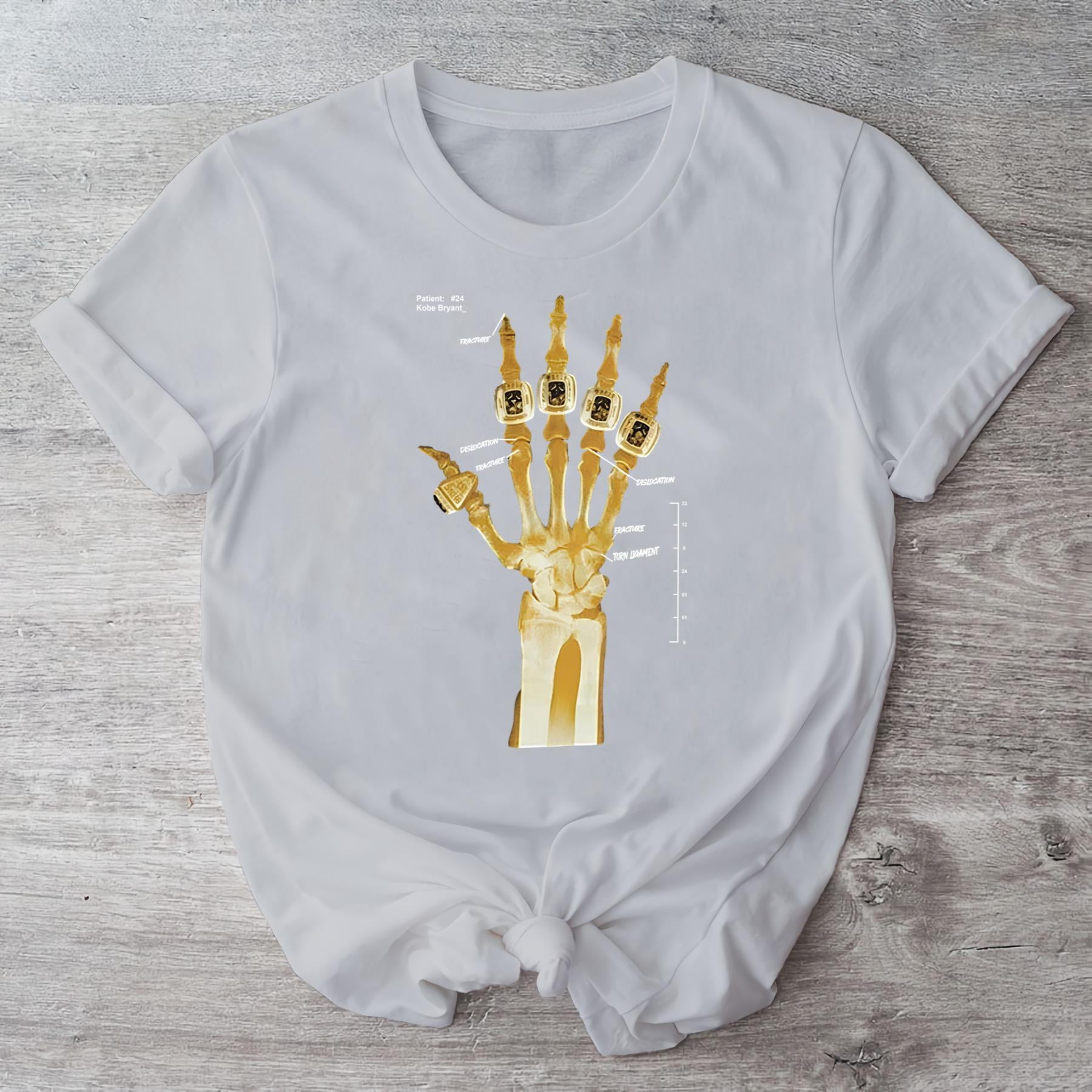 Basketball Legend Xray Tribute Shirt, Iconic Hand Pose Graphic Tee ...
