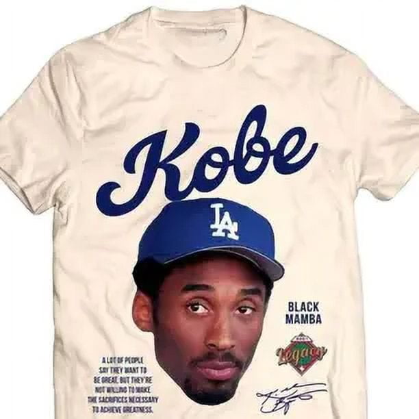 Basketball Legends Tribute Shirt, Comfort Menswear Top With Kobe Bryant ...