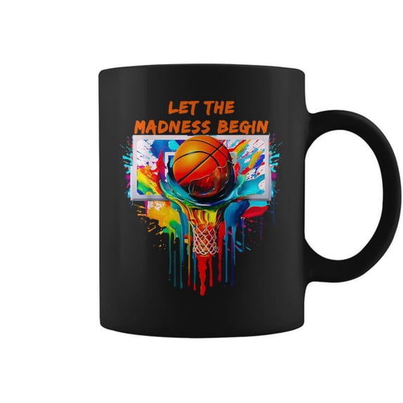 Basketball Let The Madness Begin Basketball Party Coffee Mugs - Walmart.com