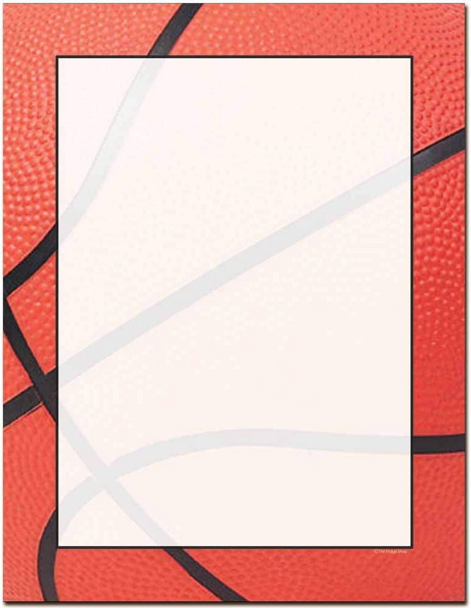 Basketball Letterhead Laser & Inkjet Printer Paper (25 Pack) - Walmart.com