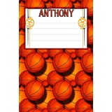Basketball Life Anthony: College Ruled Composition Book Paperback ...