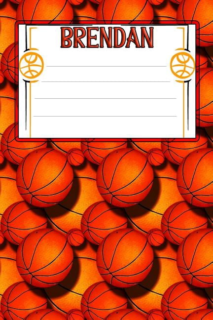Basketball Life Brendan: College Ruled Composition Book Paperback ...
