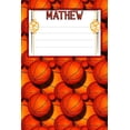 Basketball Life Mathew: College Ruled Composition Book Paperback ...
