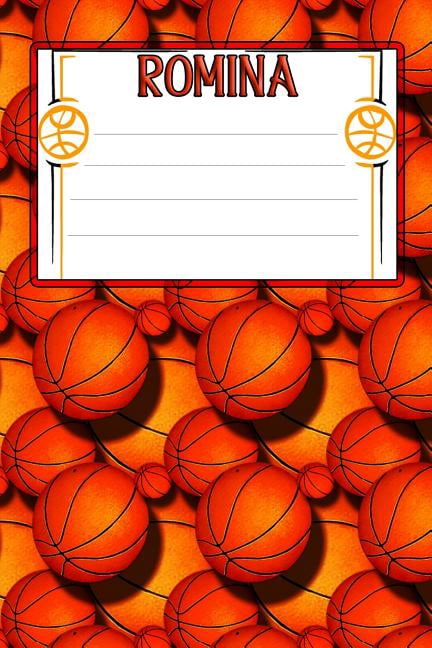 Basketball Life Romina: College Ruled Composition Book Paperback ...