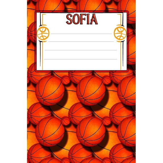Basketball Life Sofia: College Ruled Composition Book Paperback ...