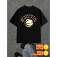 Basketball Lover Tee men's black 180G 100% Cotton printed T-shirts ...