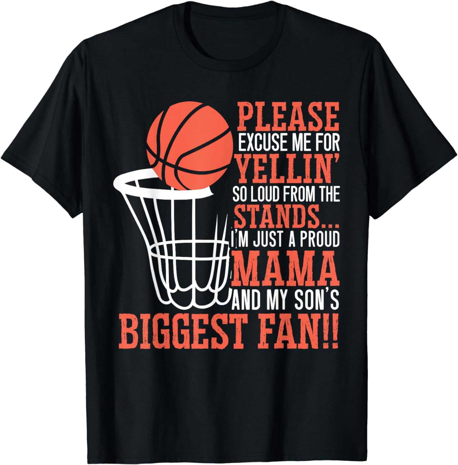 Basketball Mama Player Hoop Junkie Mothers Day Mom T-Shirt - Walmart.com