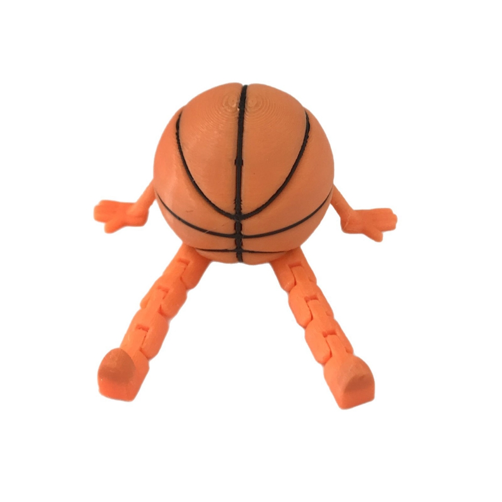 Basketball Man Model Figurine with Poseable Leg for Home Shelf Desk ...