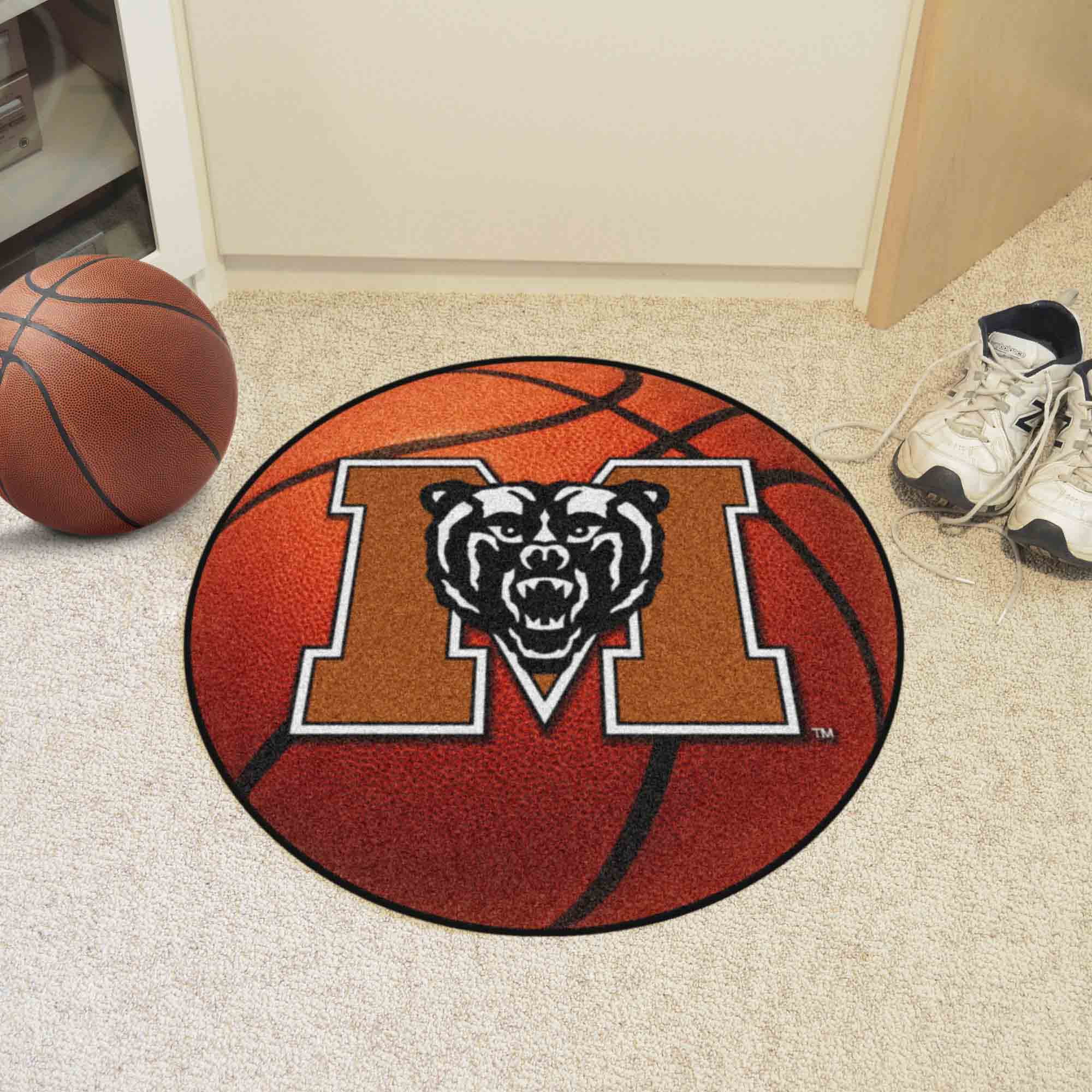 Basketball Mat - Bears Mercer University 27" diameter - Walmart.com