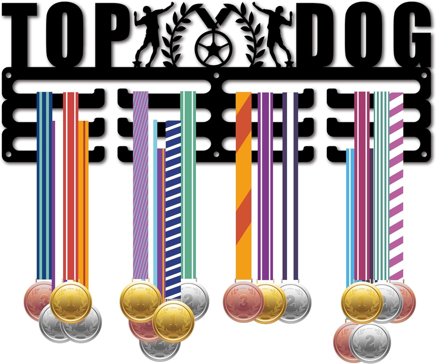 Basketball Medal Hangers Display Medal Holder Rack Sports Metal Hanging ...