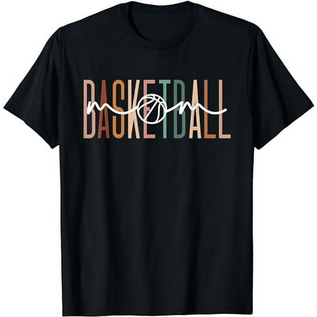 Basketball Mom Basketball Mama Cute Mom Life Basketball T-Shirt ...