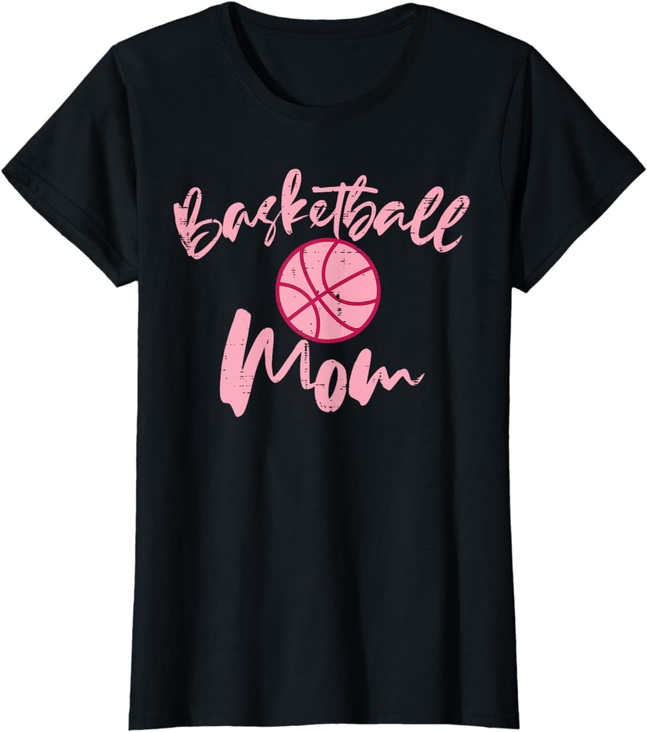 Basketball Mom Cute Mothers Day Sports Mama Mommy Women T Shirt