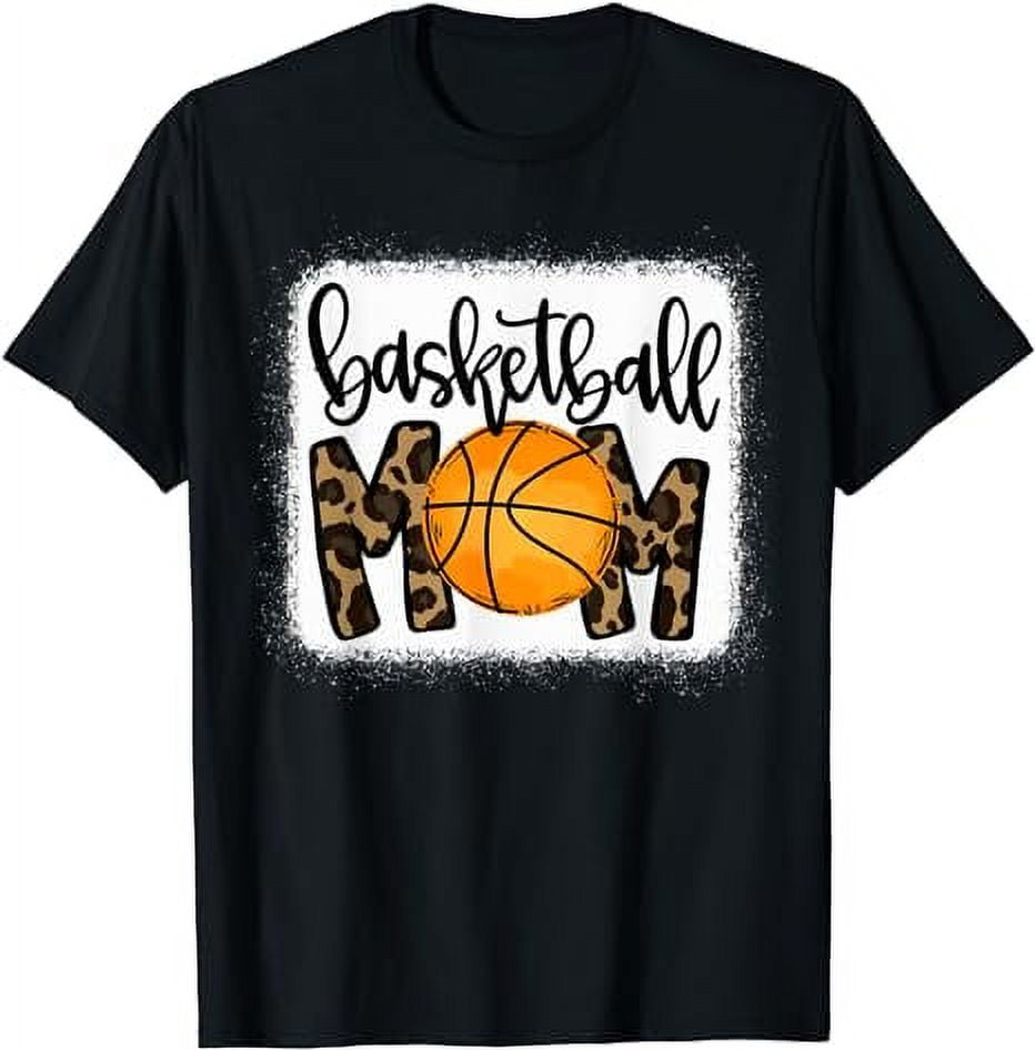 Basketball Mom Leopard Basketball Mama T-Shirt - Walmart.com