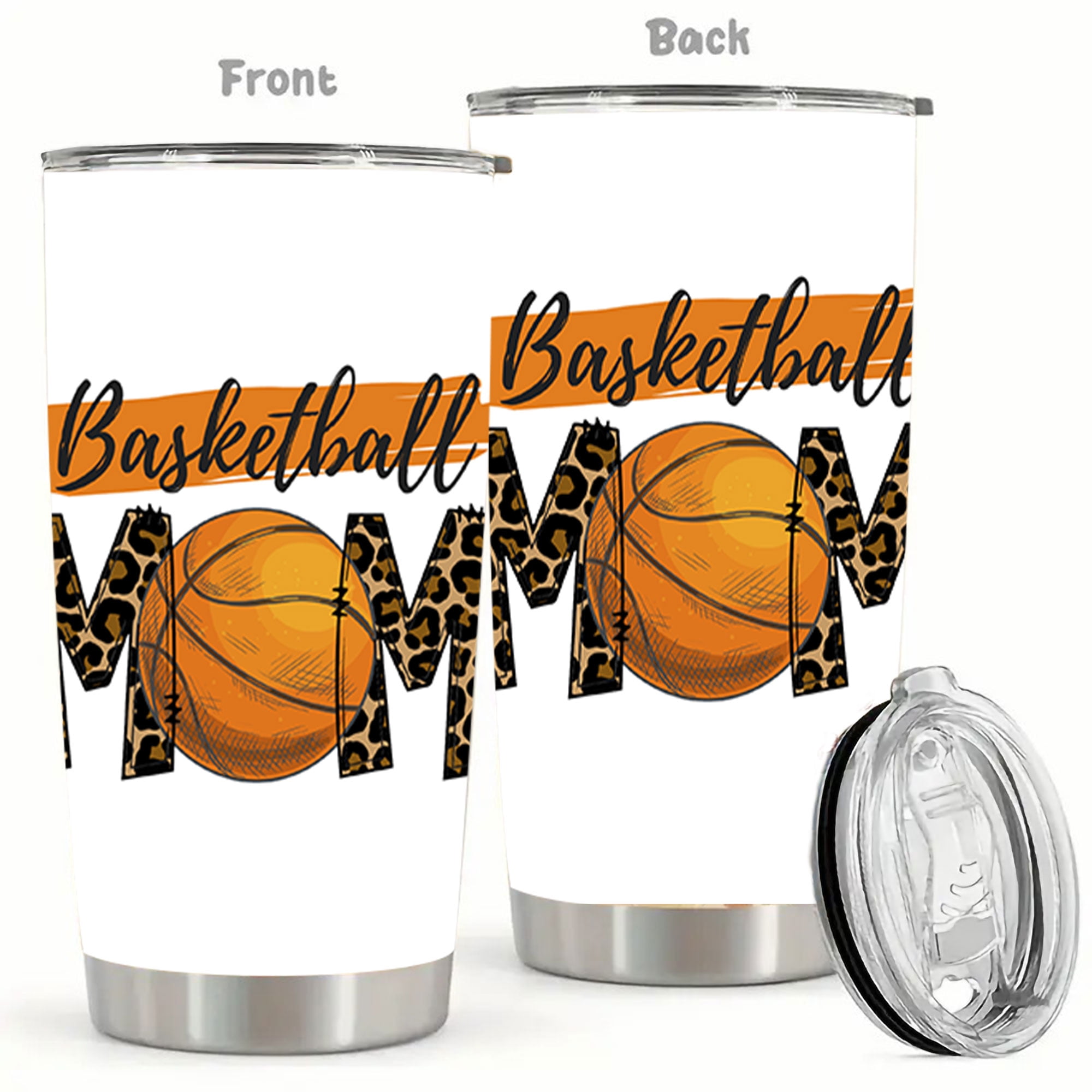 Basketball Mom Protable Water Botter 3D Printed Thermoses for Holiday ...
