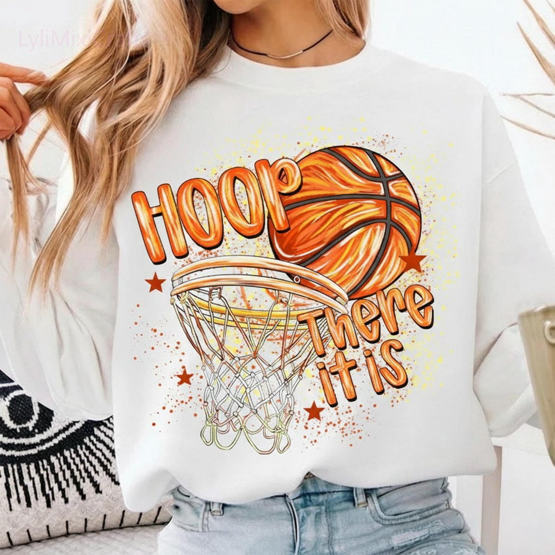 Basketball Mom Take It To The Hoop Coquette Bow Sports Sweatshirt ...