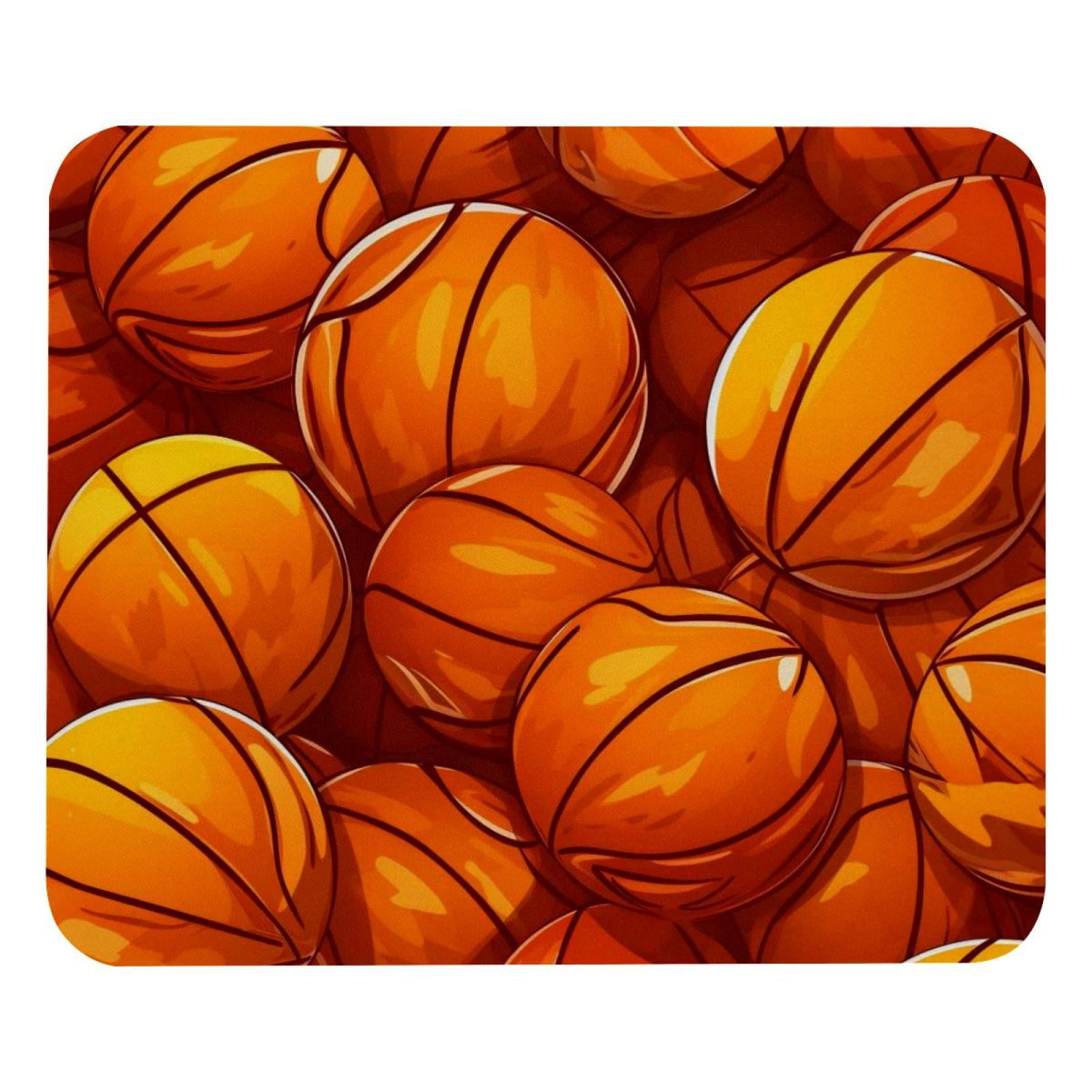 Basketball Mouse Pad, Cloth with Rubberized Base - Walmart.com
