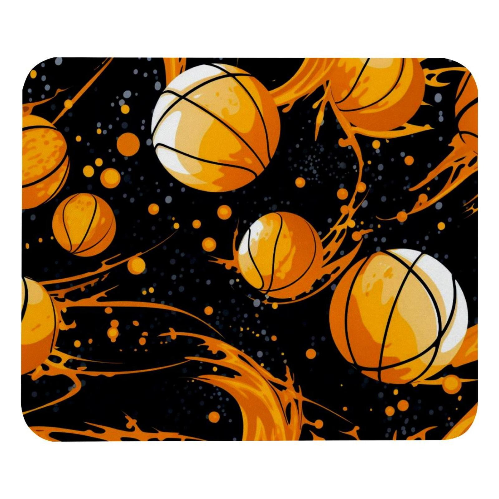 Basketball Mouse Pad, Personality Design Rubber Base for Office Decor ...