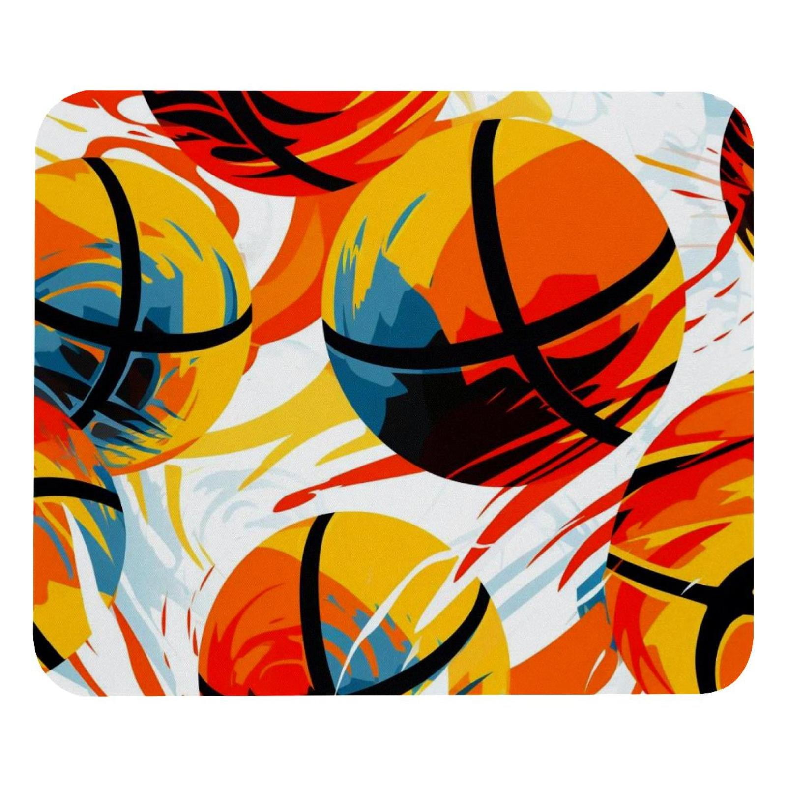 Basketball Mouse Pad, Personality Design Rubber Base for Office Decor ...