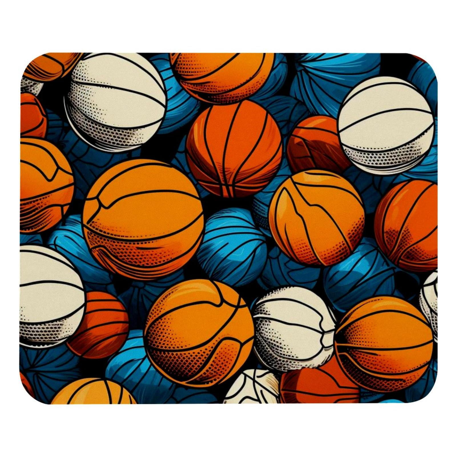 Basketball Mouse Pad, Personality Design Rubber Base for Office Decor ...