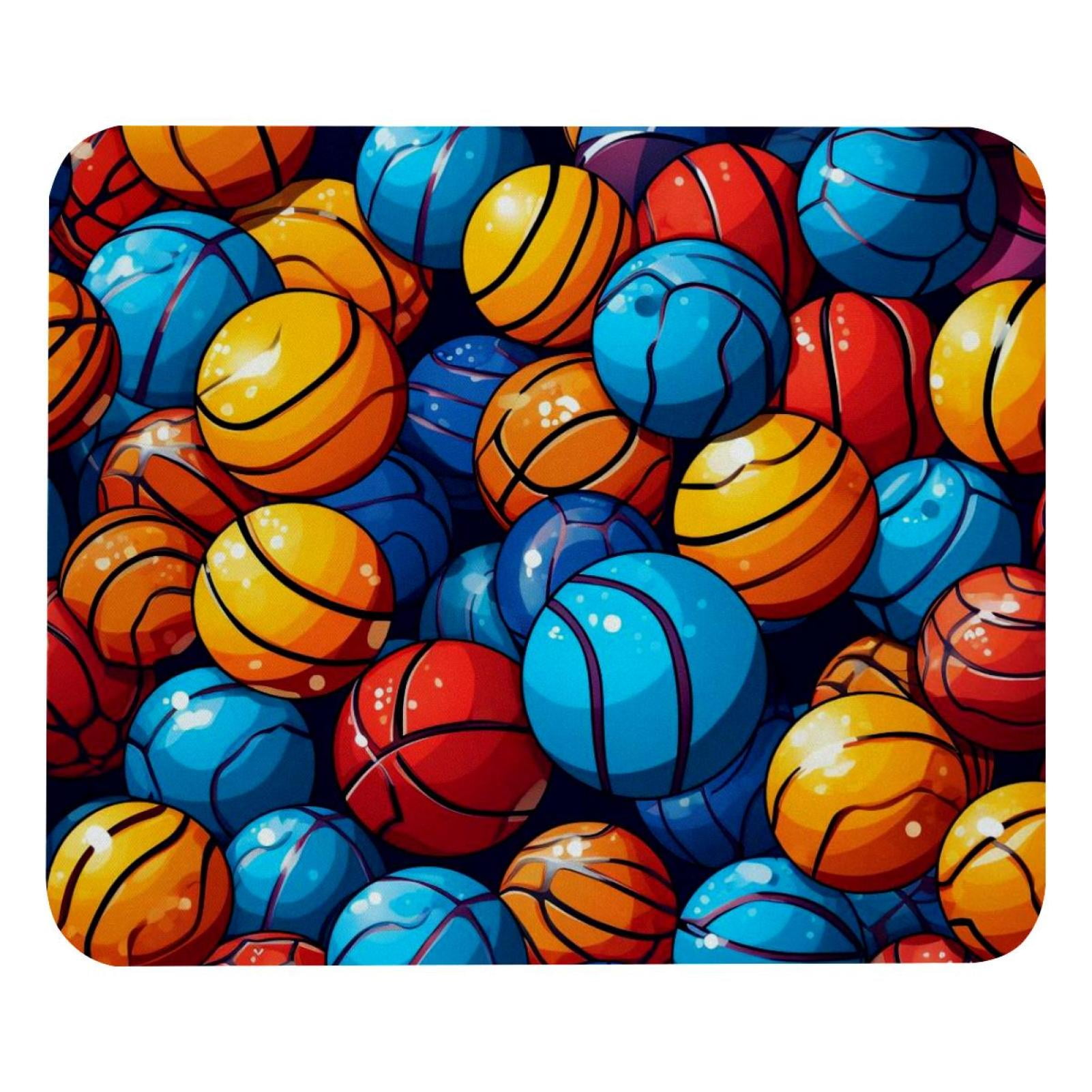 Basketball Mouse Pad, Personality Design Rubber Base for Office Decor ...