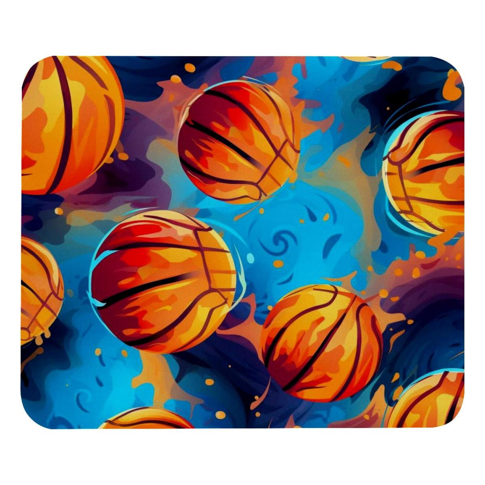 Basketball Mouse Pad, Personality Design Rubber Base for Office Decor ...