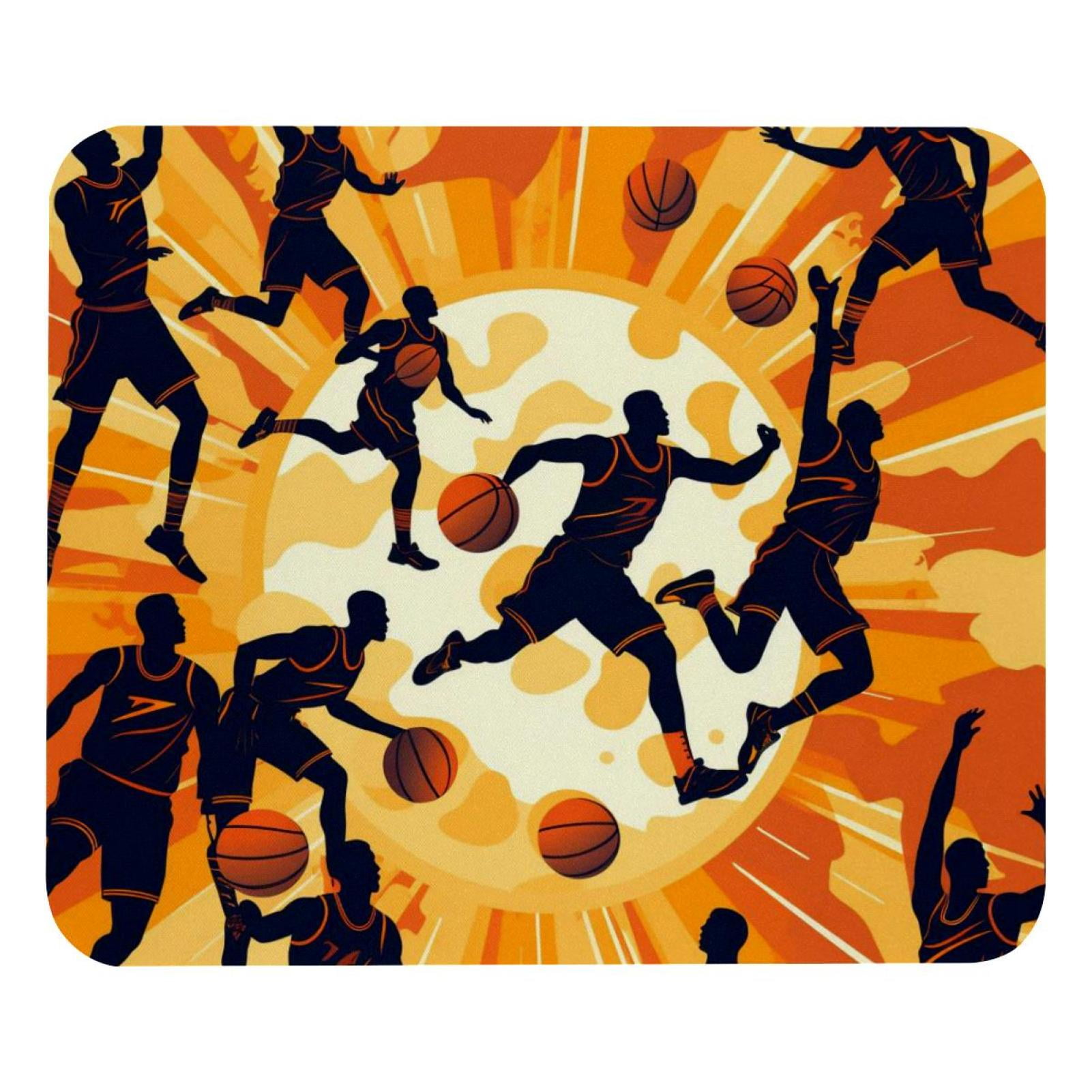Basketball Mouse Pad, Personality Design Rubber Base for Office Decor ...