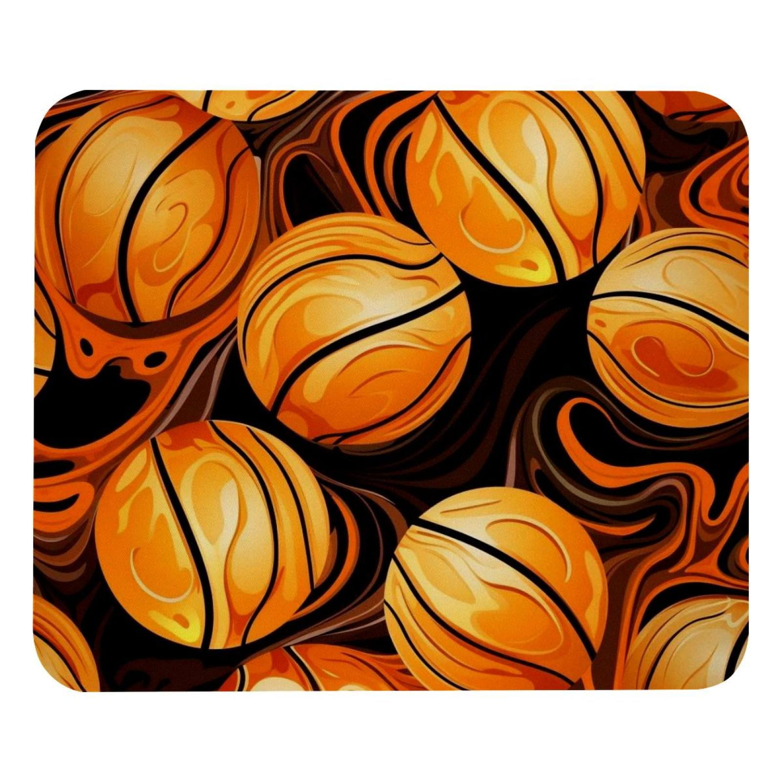 Basketball Mouse Pad, Personality Design Rubber Base for Office Decor ...