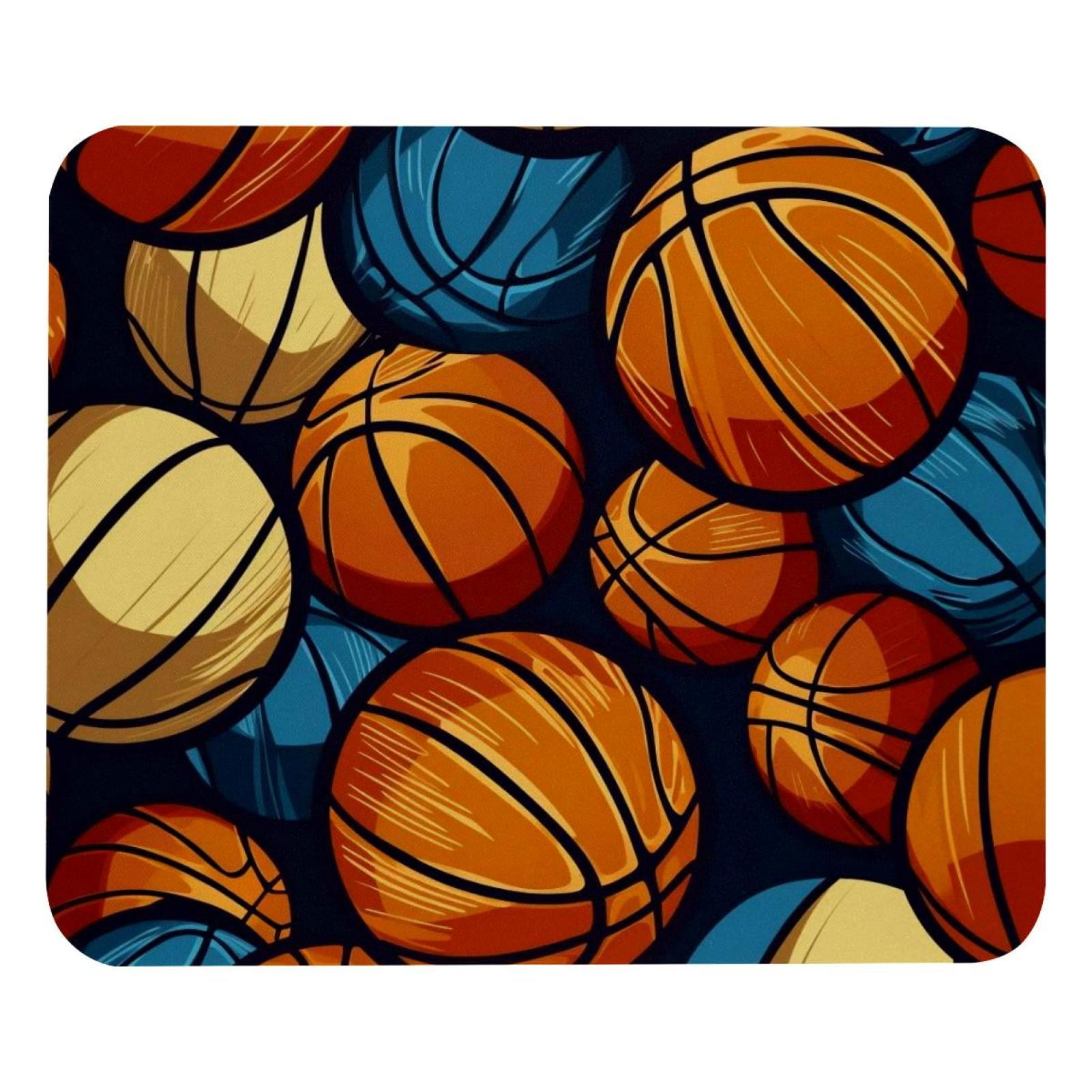 Basketball Mouse Pad, Personality Design Rubber Base for Office Decor ...