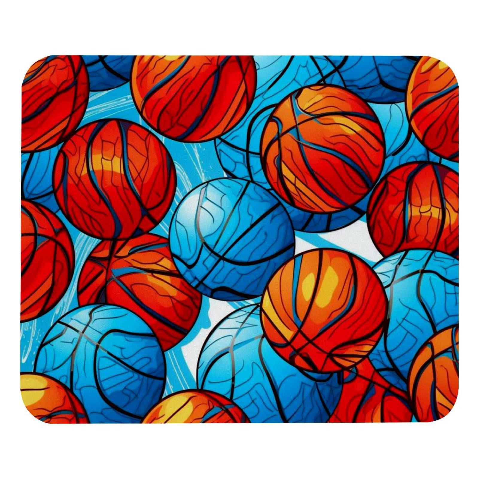 Basketball Mouse Pad, Rubber Base Computer Mouse Pads for Wireless ...