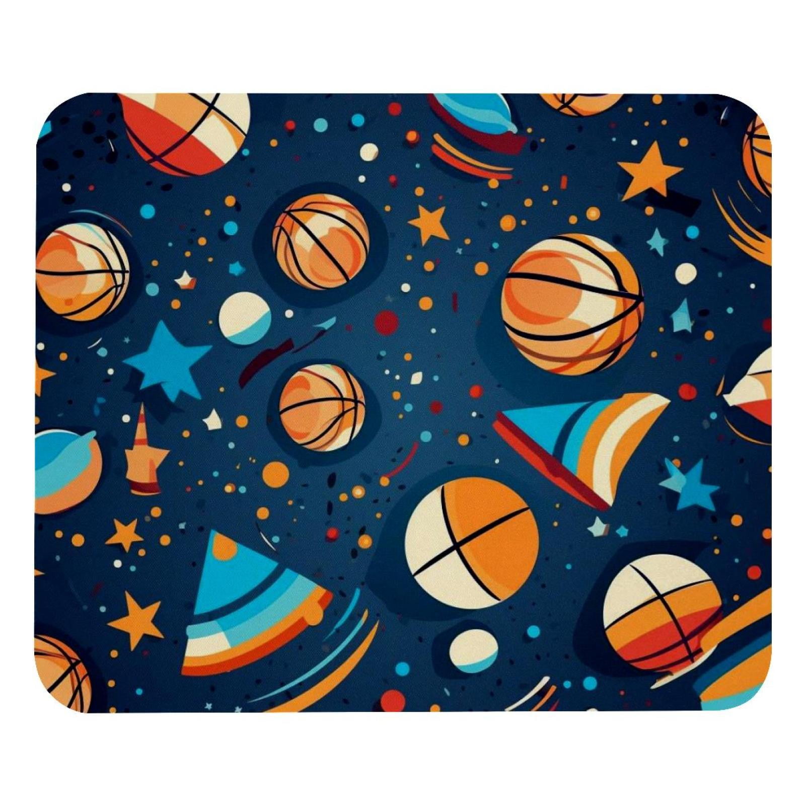Basketball Mouse Pad , Soft Cute Computer Mouse Mat with Rubber Base ...