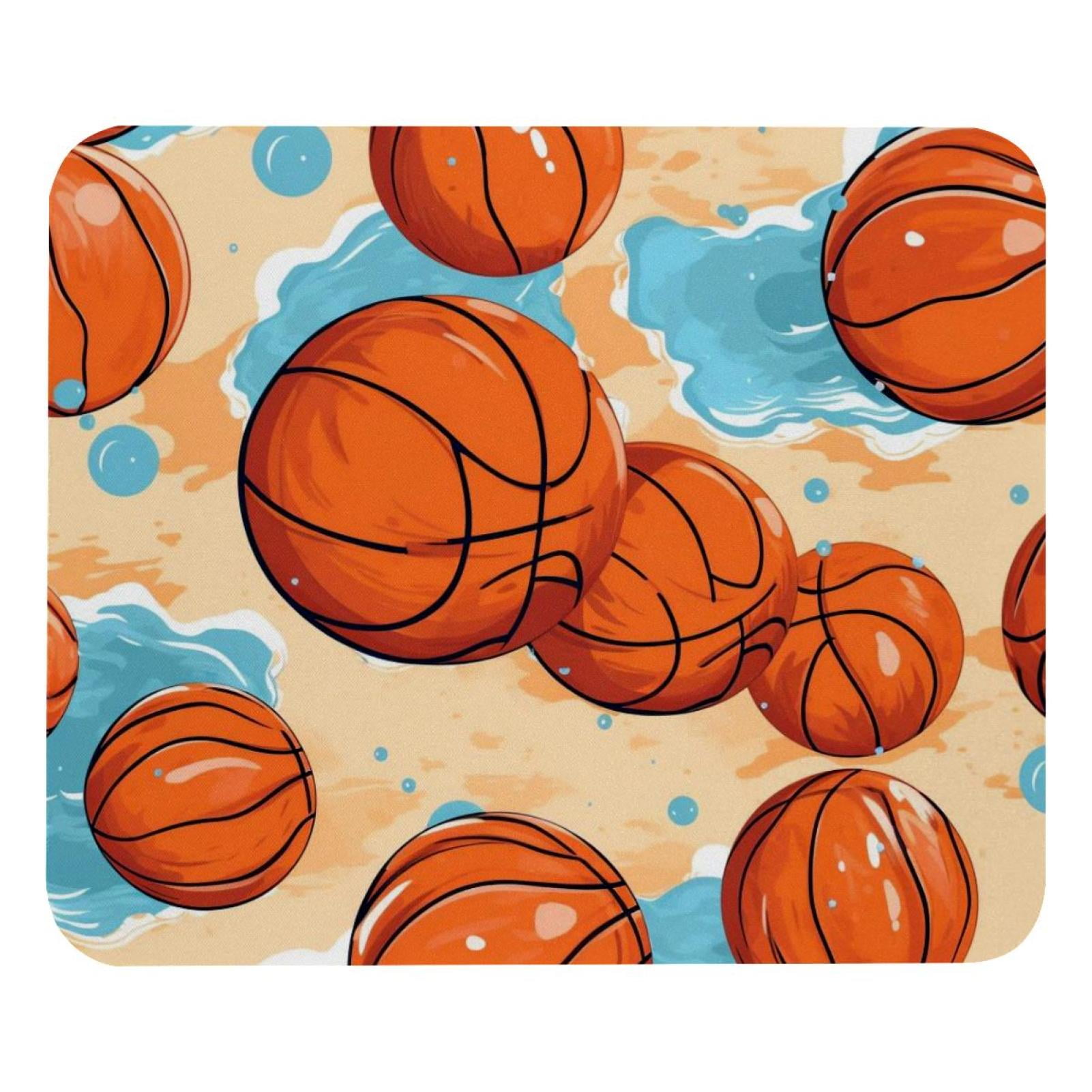 Basketball Mouse Pad for Laptop Wireless Mouse Home Office Travel ...