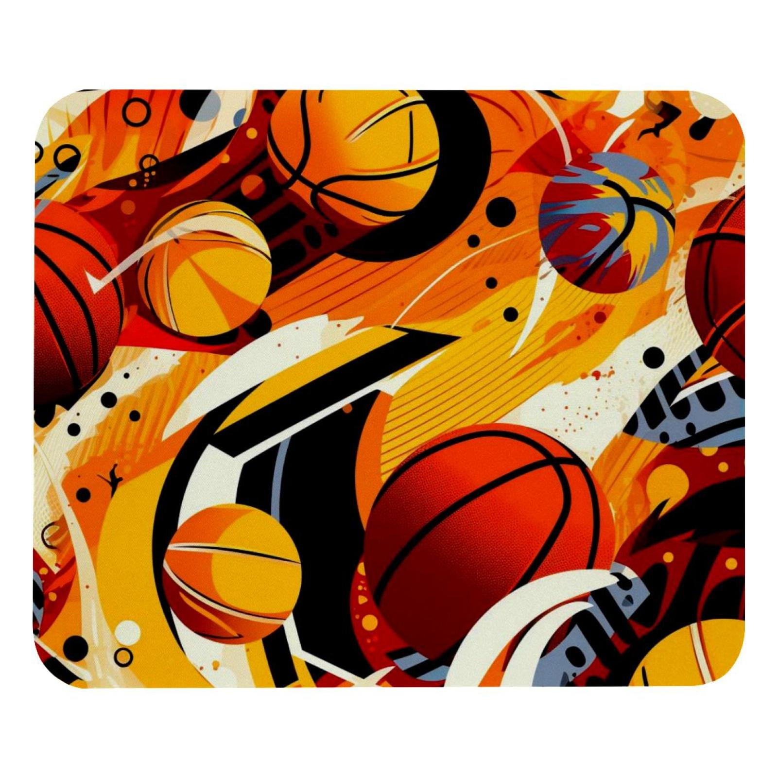 Basketball Mouse Pad for Wireless Mouse Home Office Desk Laptop with ...