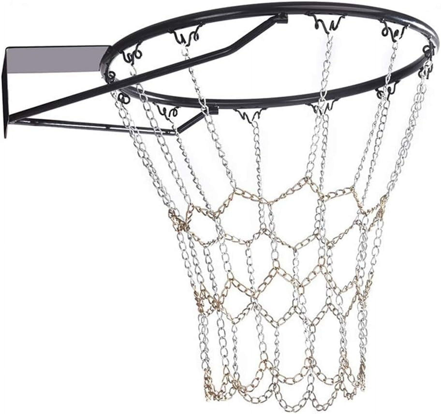 Basketball Net, Heavy Duty Galvanized Steel Chain for Standard Indoor ...